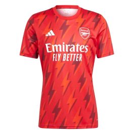 Official Adidas Arsenal Red Pre-Match Jersey 2023/24 | Hurry Low Stock