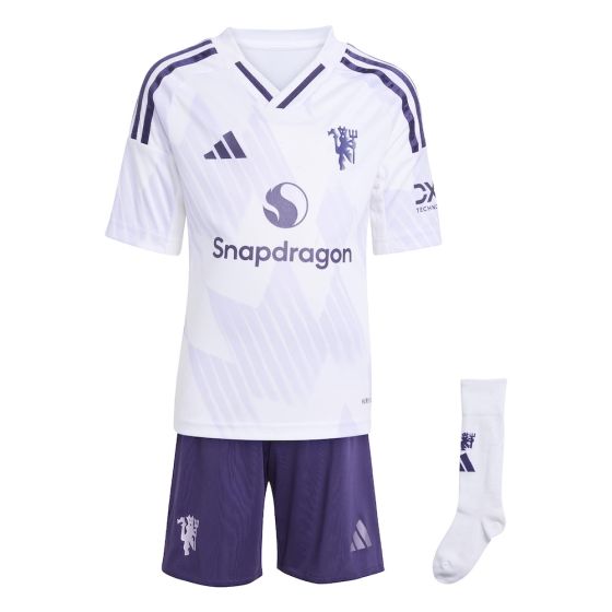 Man Utd Jr Away Kit 2025/26 | Adidas Kids Soccer Kit | Soccer Box