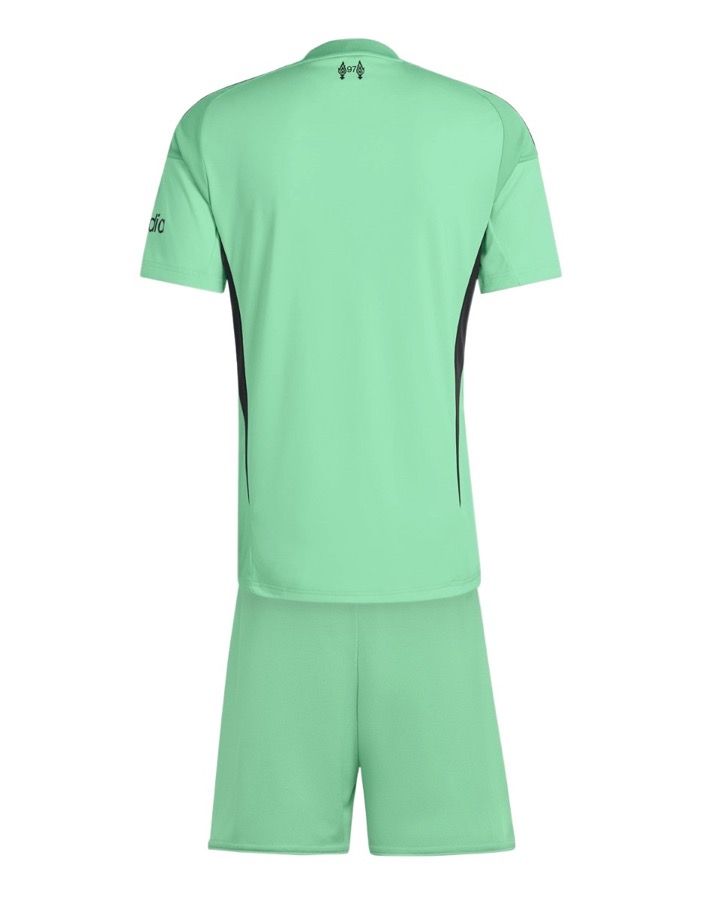 Liverpool Kids Home Goalkeeper Mini Kit 2025/26