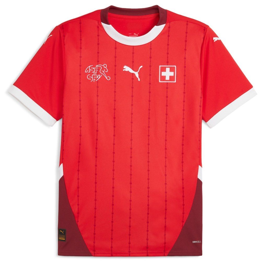 Switzerland Home Shirt 2024/25 | Official Puma Euro 2024 Jersey | Fast ...